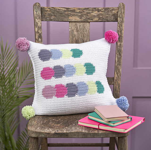 Ravelry: Colour Pop Cushion pattern by Helen Anderson