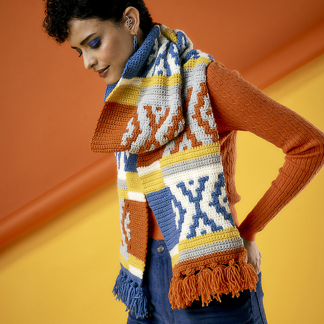 Ravelry: Mismatched Scarf pattern by Jane Tara Howarth