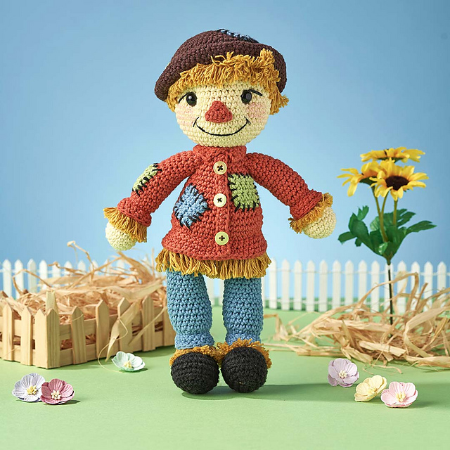 Ravelry: Amigurumi Scarecrow pattern by Ellie's Craft Boutique