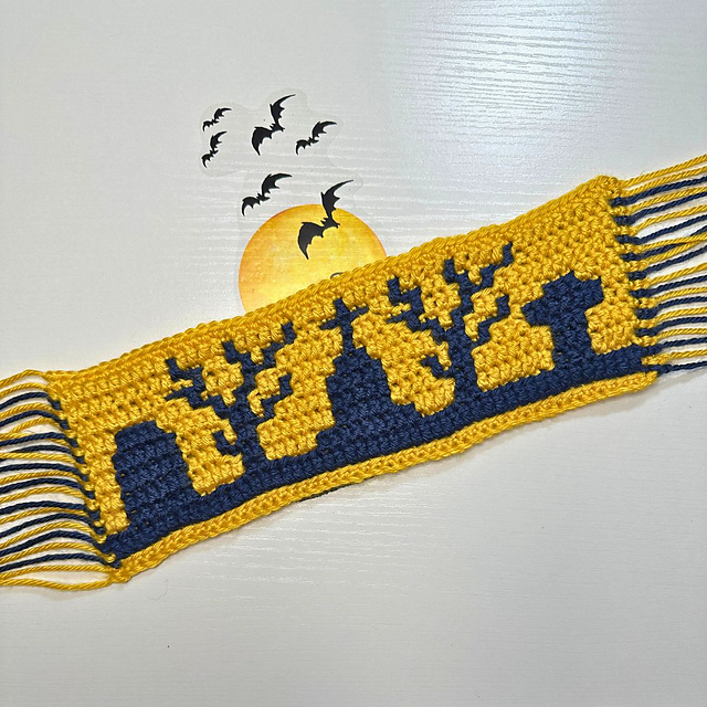 Ravelry: Graveyard Mosaic Strip pattern by Melanie Jane