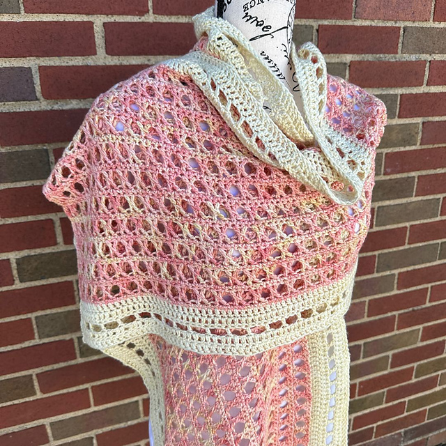 Ravelry: Morning Glow Wrap pattern by Melanie Jane