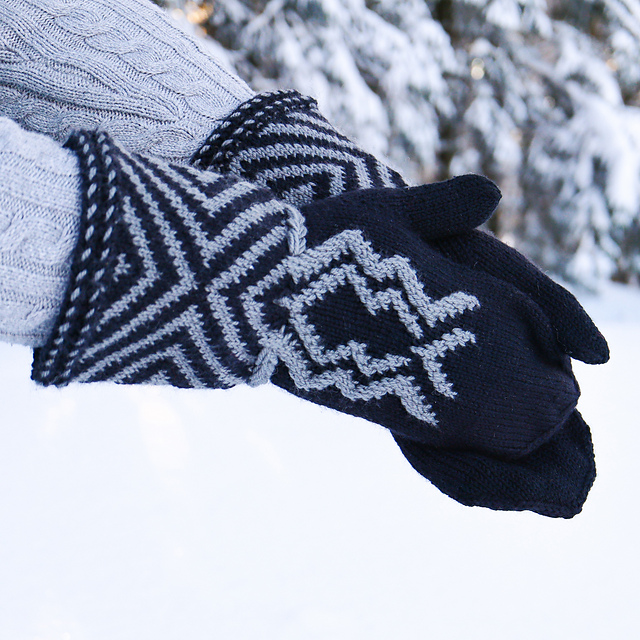 Ravelry: Soft Metal Mittens pattern by Sini Davies
