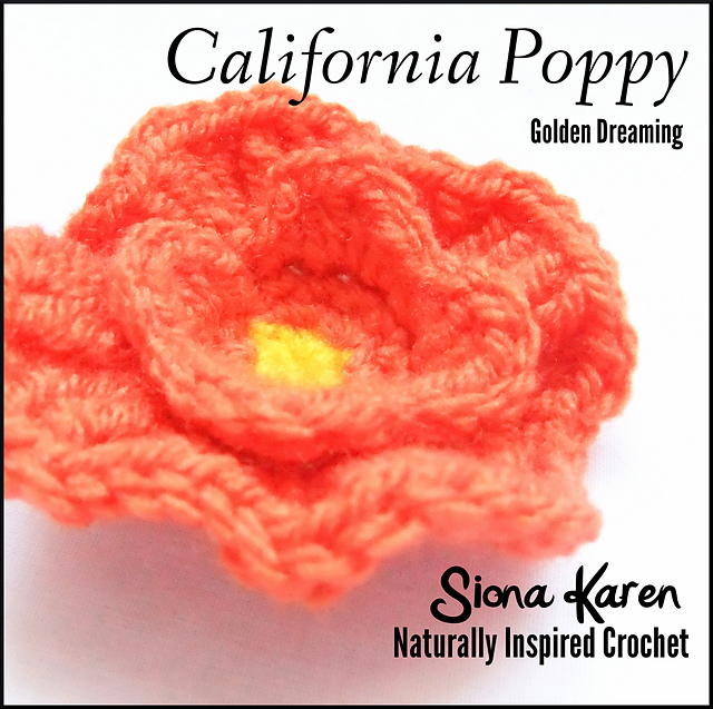 Ravelry: California Poppy pattern by Siona Karen