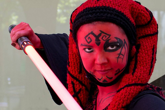 Ravelry: Darth Talon Sith Twi'lek Hat pattern by Sith Stitch