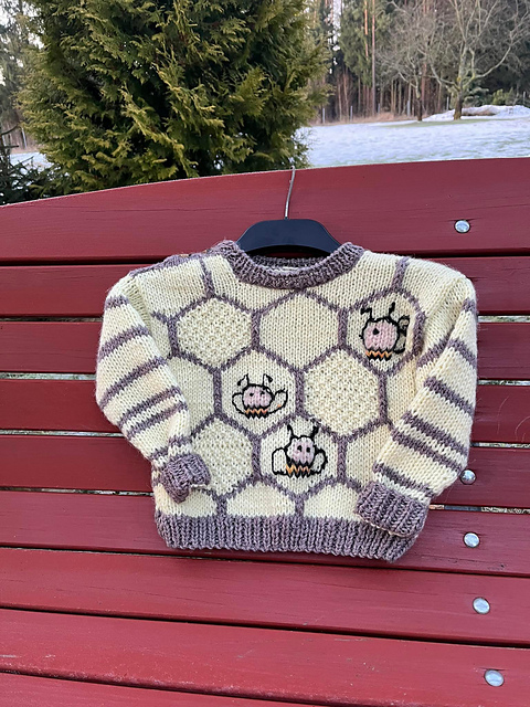 Ravelry: Bee Sweater pattern by Siulu Guru