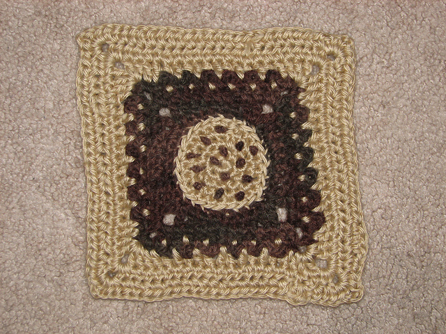 Ravelry: Chocolate Chip Cookie Square pattern by Amelia Beebe