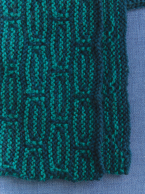 Ravelry: Mosaic Rectangles Scarf pattern by Cheryl Murray