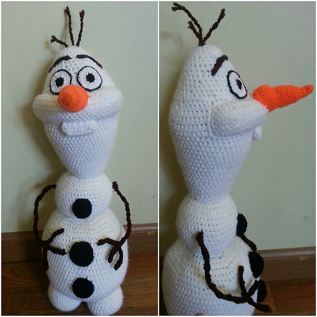 Ravelry: Crochet Snowman Olaf pattern by Sarah Jane Crafts