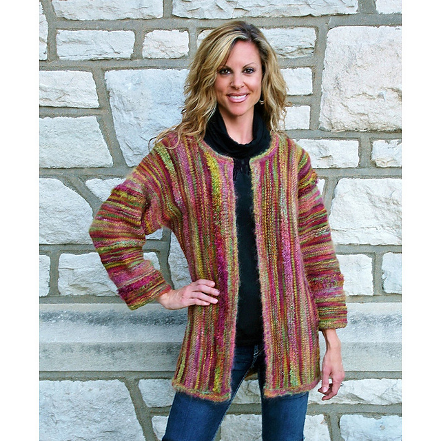 Ravelry: Striped Cardigan pattern by SKEINO LLC