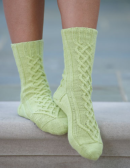 Ravelry: Toe-Up Twist Socks pattern by Sandi Rosner