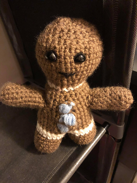 Ravelry: Gingy the Gingerbread man! pattern by Kimberly lynn Wood