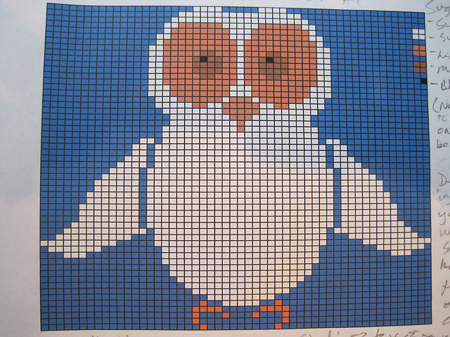 Ravelry: Oliver Owl chart pattern by Sylvia Leake