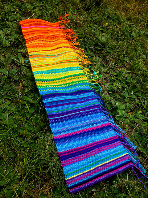 Ravelry: SleepyEyes' My Year in Temperature Scarf