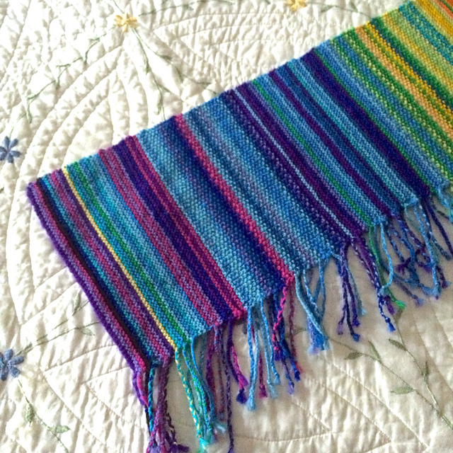 Ravelry: SleepyEyes' My Year in Temperature Scarf