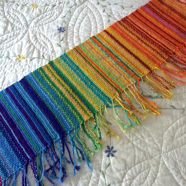 Ravelry: SleepyEyes' My Year in Temperature Scarf
