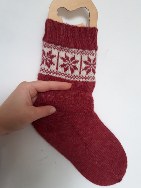 Ravelry: Scandi Snoflinga Sock pattern by The Slipped Stitch