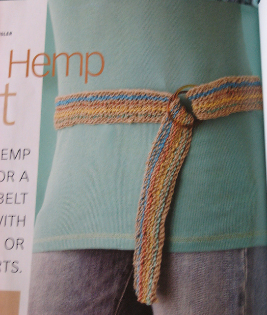 Ravelry: Hip Hemp Belt pattern by Ellen Edwards Drechsler Slipsister3