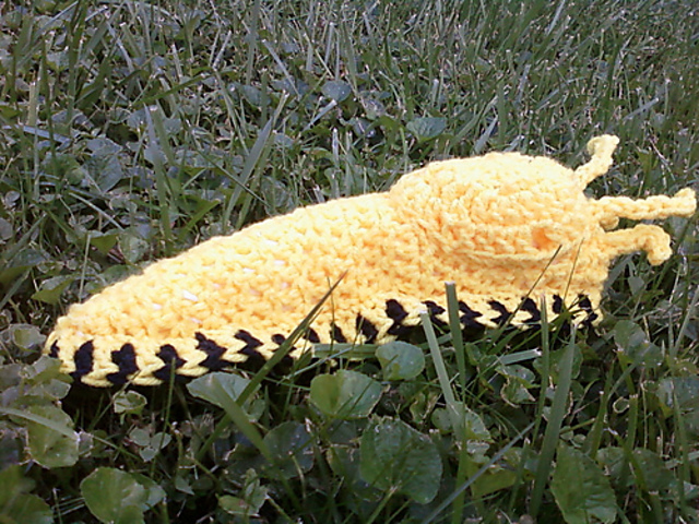 Ravelry: A Banana Slug of No Ordinary Means pattern by Deanna Williston