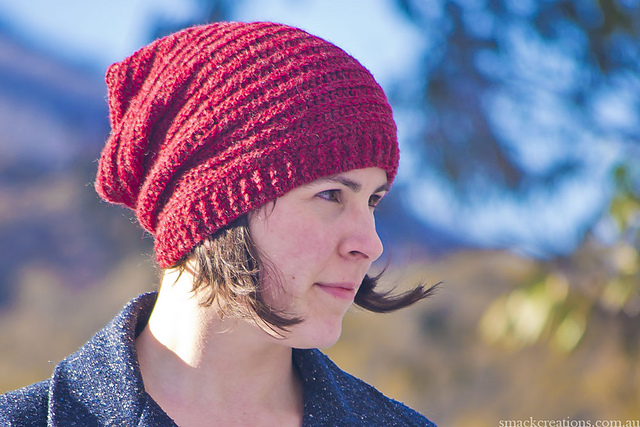 Ravelry: Mock Rib Slouch Hat pattern by Susannah Mackay