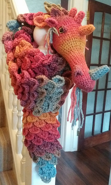 Ravelry: Dragon Scarf pattern by Seolta Hooker