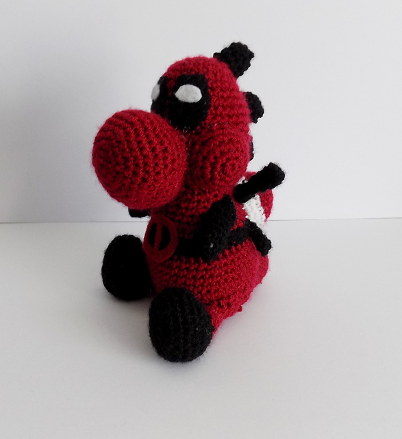 Ravelry: Deadpool Yoshi pattern by Karen Goss