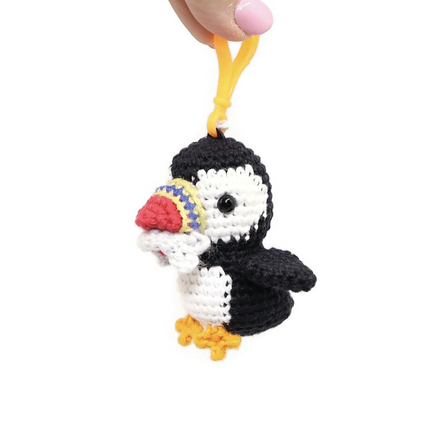 Ravelry: Percy the Puffin Keychain pattern by Victoria Kairis