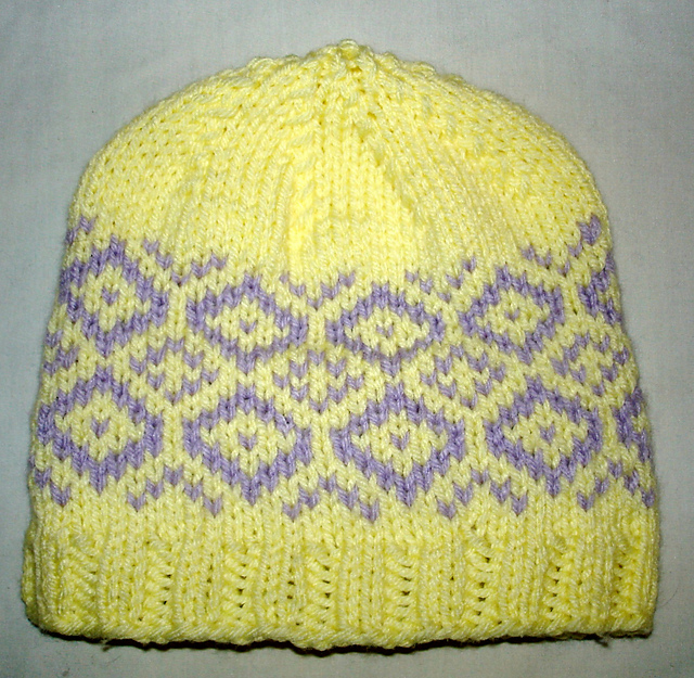 Ravelry: Diamonds Are A Girls Best Friends Hat pattern by Donna Mason-Svara
