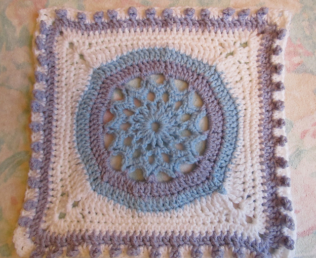 Ravelry: Blue Snowflake Flurry pattern by Donna Mason-Svara