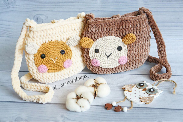 Ravelry: Crochet Bag Sheep pattern by SmoothloopsUA