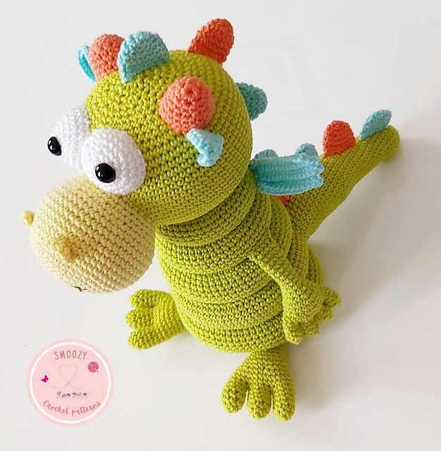 Ravelry: Crochet Dragon Stacking toy pattern by SmoozY Crochet Patterns