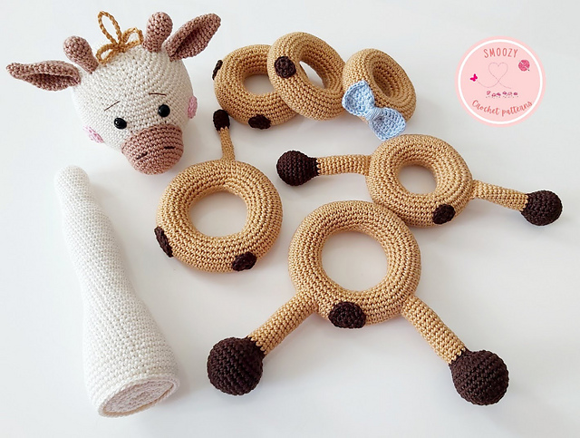 Ravelry: Crochet Giraffe Stacking toy pattern by SmoozY Crochet Patterns