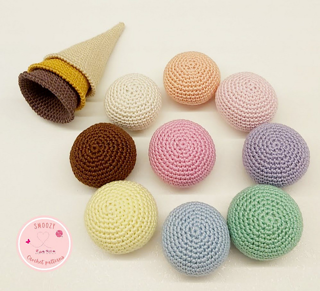 Ravelry: Crochet Ice cream pattern by SmoozY Crochet Patterns