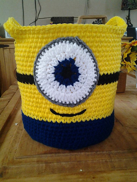 Ravelry: Minion Basket Pattern pattern by Lainey Harris