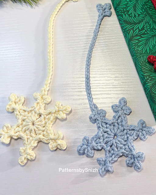 Ravelry: Bookmark Snowflake pattern by Snizhana