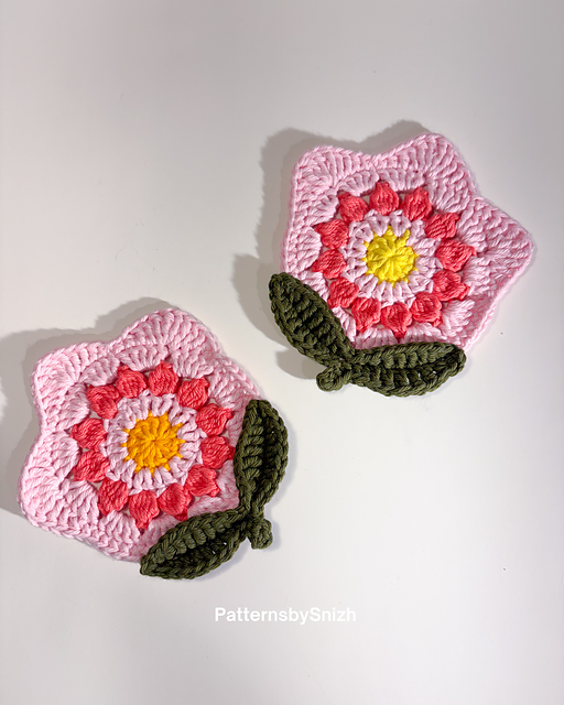 Ravelry: Coaster Tulip pattern by Snizhana