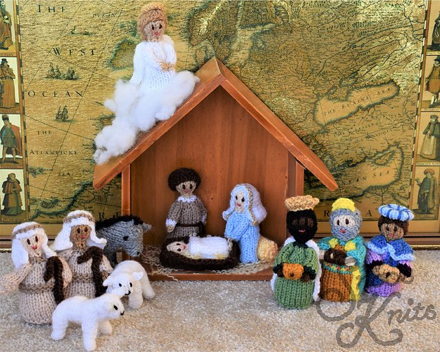 Ravelry: Christmas Nativity Stable pattern by Helena Keighley