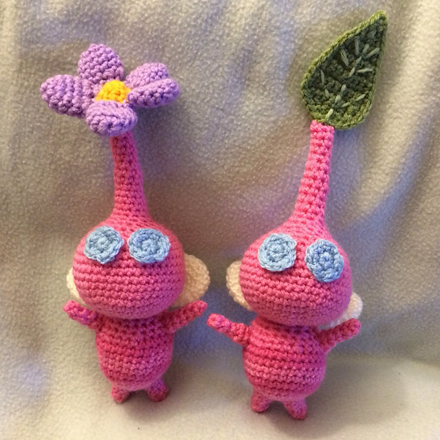 Ravelry: Pink Winged Pikmin pattern by Victoria Williams