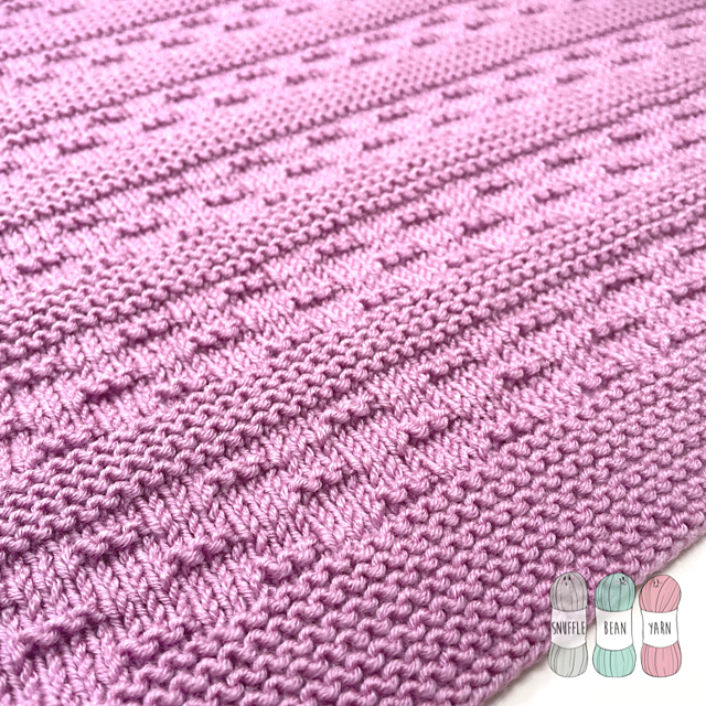Ravelry: "Taylor" Baby Blanket pattern by Snufflebean Yarn