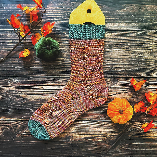 Ravelry: Hello Pumpkin Socks pattern by Lindsay Shank-Kirchner