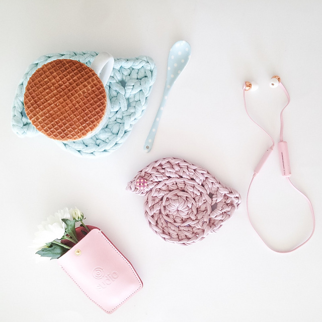 Ravelry: Bird crocheted coaster pattern by Sofia Gil