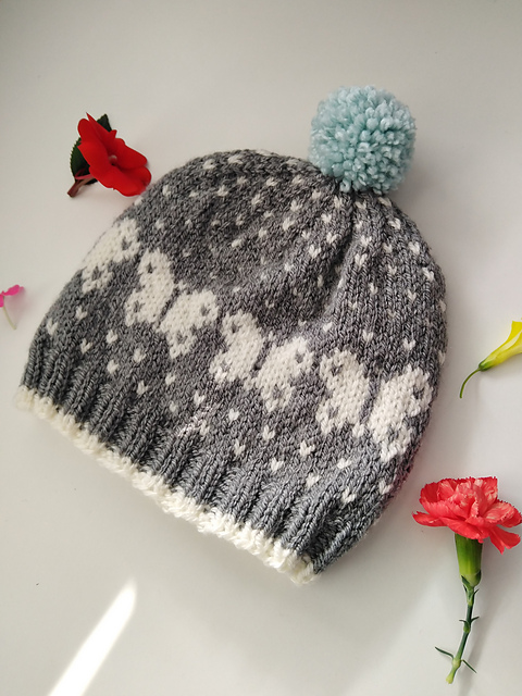 Ravelry: Dancing Butterflies Hat pattern by Sofia Moussa