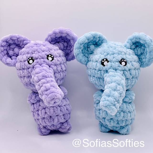 Ravelry: No Sew Baby Elephant pattern by Sofia Soto