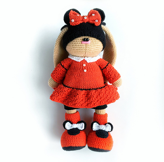 Ravelry: Outfit «Mouse» for doll pattern by Solovieva Natalia