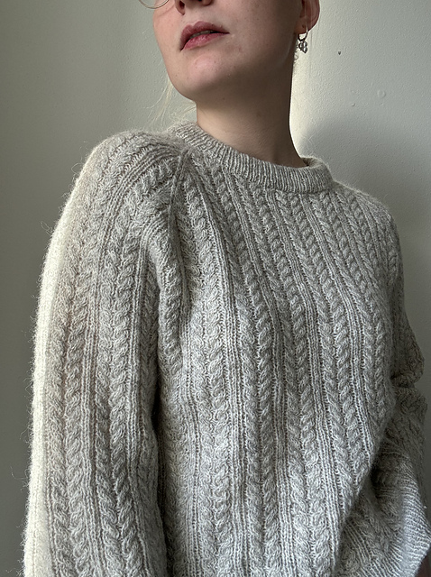 Ravelry: Angelica Pullover pattern by Solvara Knitwear