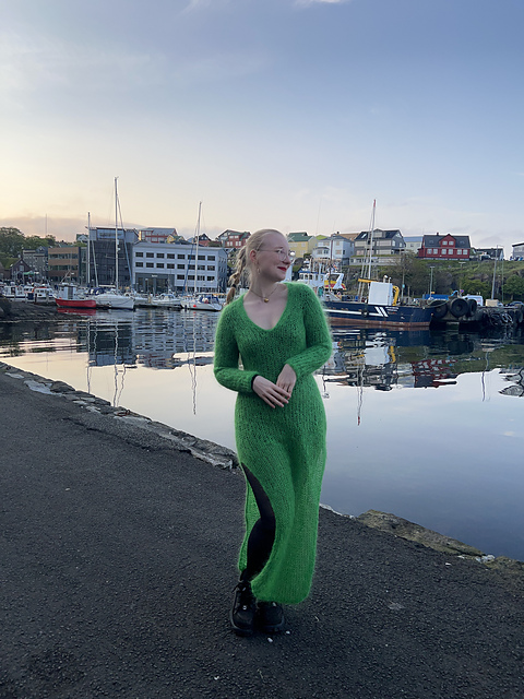 Ravelry: Jade Dress pattern by Solvara Knitwear