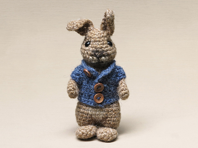 Ravelry: Poochey the dapper rabbit pattern by Sonja van der Wijk