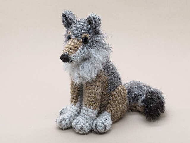 Ravelry: Winter Woolfie the realistic wolf pattern by Sonja van der Wijk