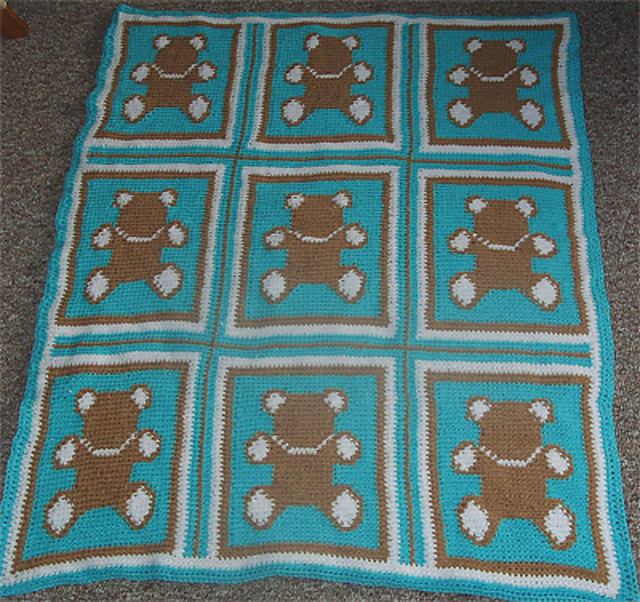Ravelry: Teddy Bears Afghan pattern by Edie Snyder