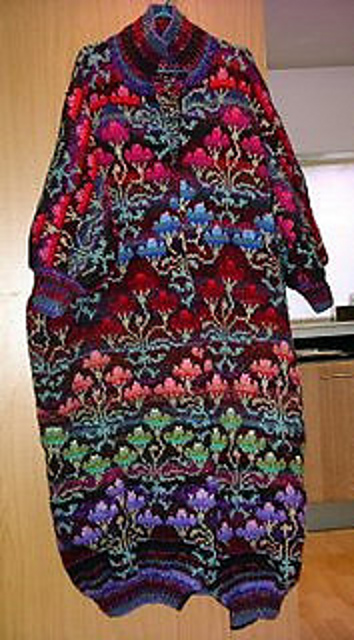 Ravelry: Chinese Rose Coat pattern by Kaffe Fassett