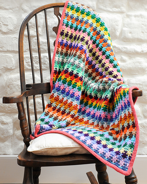 Ravelry: Toggle blocks stashbuster pattern by Sue Doran